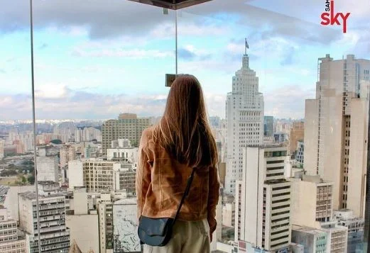 Mirante "Sampa Sky", localizado a 170 metros de altura, oferece a vista ...